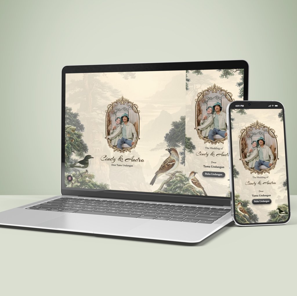 Undangan Website Cream Forest-4 - Undangan Digimo